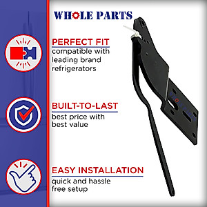 Whole Parts Refrigerator Hinge Assembly Lower Right Part# G3298648 - Replacement & Compatible with Some Viking Refrigerators - Refrigerator Parts & Accessories…