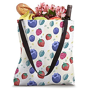 Cool Berry Pattern Tote Bag
