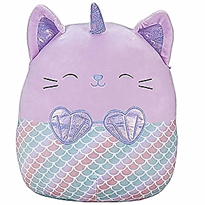 Squishmallows Official Kellytoy Plush 16" Anya The Caticorn Mermaid- Ultrasoft Stuffed Animal Plush Toy (Amazon Exclusive)