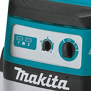Makita XCV23Z 18V X2 (36V) LXT® Lithium-Ion Brushless Cordless 4 Gallon Wet/Dry Dust Extractor/Vacuum, Tool Only