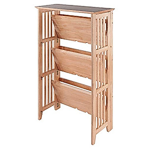 Winsome Wood Mission Shelving, Natural