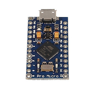 AITRIP 4PCS Pro Micro Atmega32U4 5V 16MHz Bootloadered IDE Micro USB Pro Micro Development Board Microcontroller Compatible with Pro Micro Serial Connection with Pin Header
