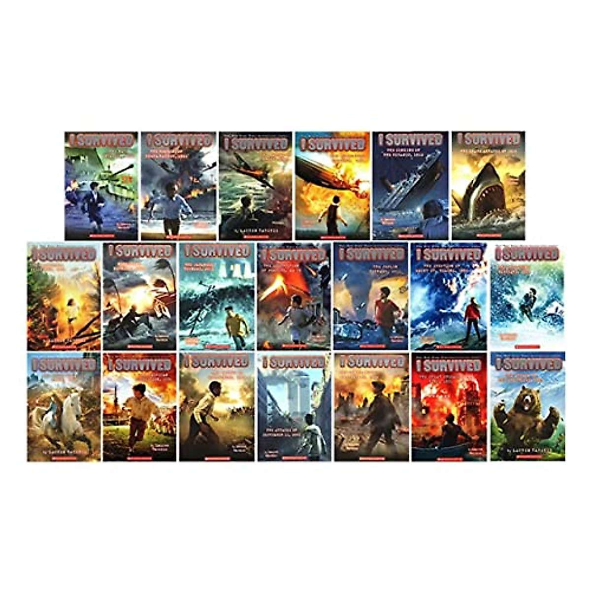 HiAnifri Superkids A Library of I Survived Series 20 Books Set Collection