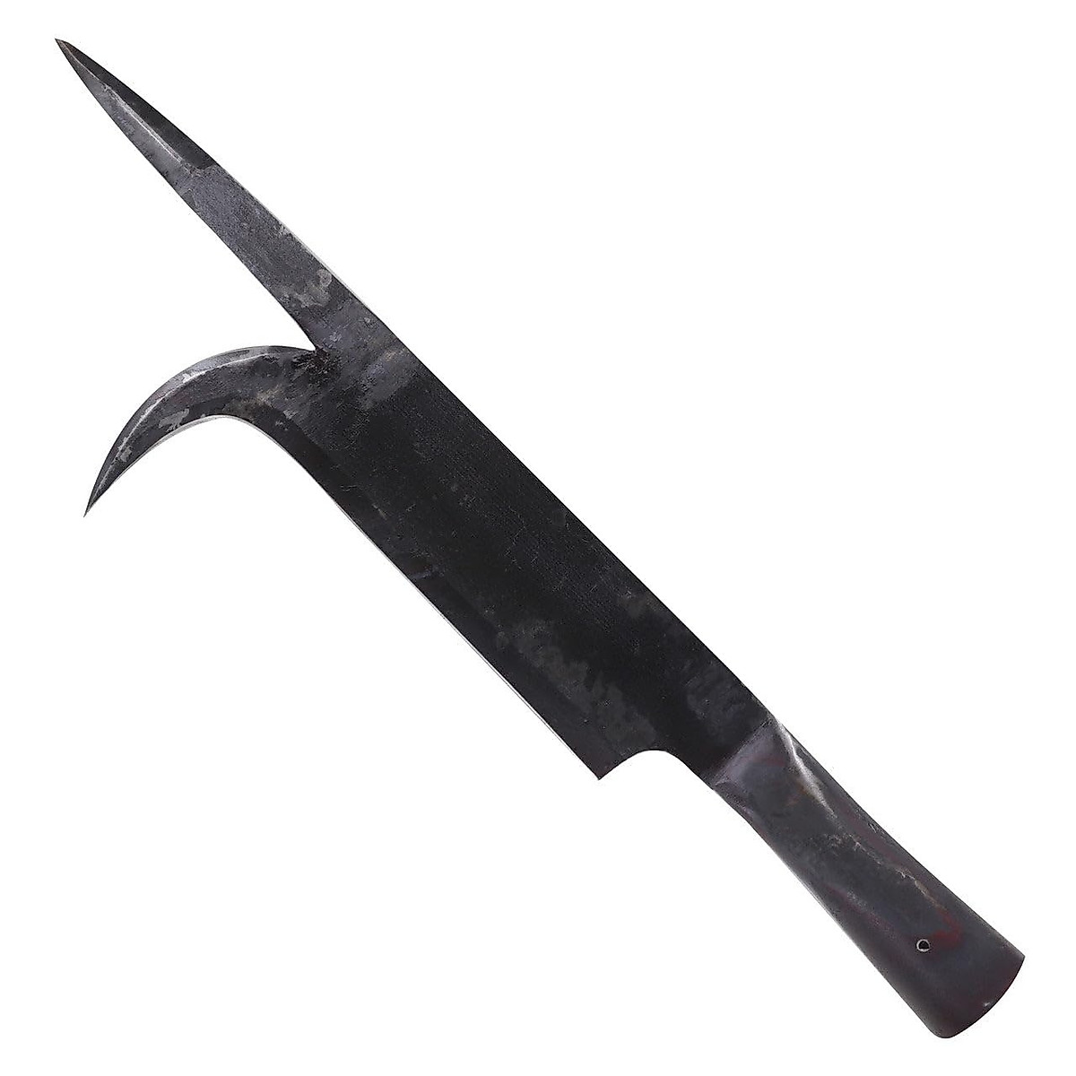 Medievaldepot 13th Century Guisarme Polearm Attachment - Hand-Forged High Carbon Steel, 17" Replica with Pre-Drilled Socket (Customizable)