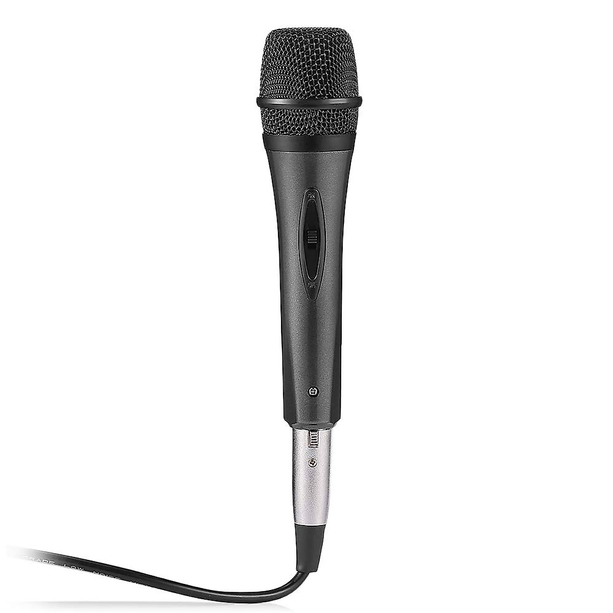 Dynamic Karaoke Microphone with Long Wire 16.4 Ft XLR Cable, Metal Handheld Mic Compatible with Karaoke Machine Speaker Amp Mixer for Karaoke Singing, Speech, Wedding, Stage and Outdoor