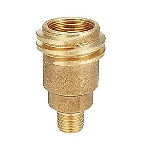 JINYI QCC1 Nut Propane Gas Fitting Hose Adapter with 1/4" Male Pipe Thread Propane Quick Connect Fittings Solid Brass Propane Adapter