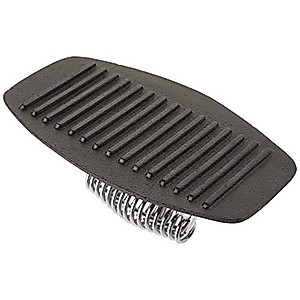 Jim Beam Stainless Steel Cast Iron Meat Press, Pre Seasoned for Delicious Meat, Steak, Beef and Patty, Heavy Duty Construction