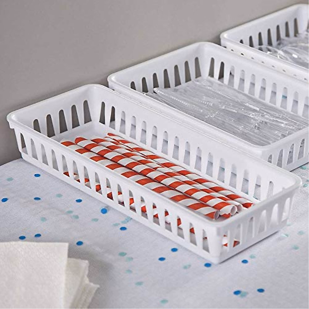 Sterilite 16078024 Slim Storage Tray