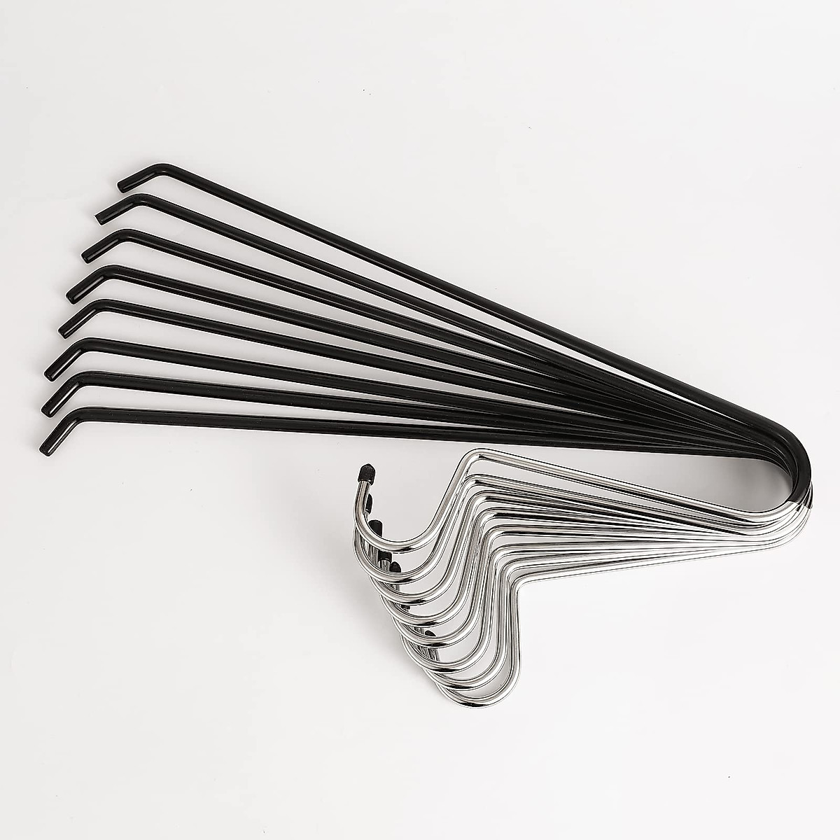 FREZON Blanket Hangers Drapery Hangers Heavy Duty Space Saving Nonslip - Great for Quilts, Sleeping Bags, Comforters, Table Cloths(12 Pack)