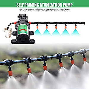 LONGRUN Fresh Water Pump 12V DC Diaphragm Pumps with Adjustable Pressure Switch, 4.5L/Min 1.2GPM 85 PSI Self Priming Sprayer Pump for RV/Camper/Marine/Boat/Garden Lawn
