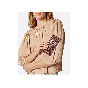 BRAHMIN Pomegranate Melbourne Credit Card Wallet