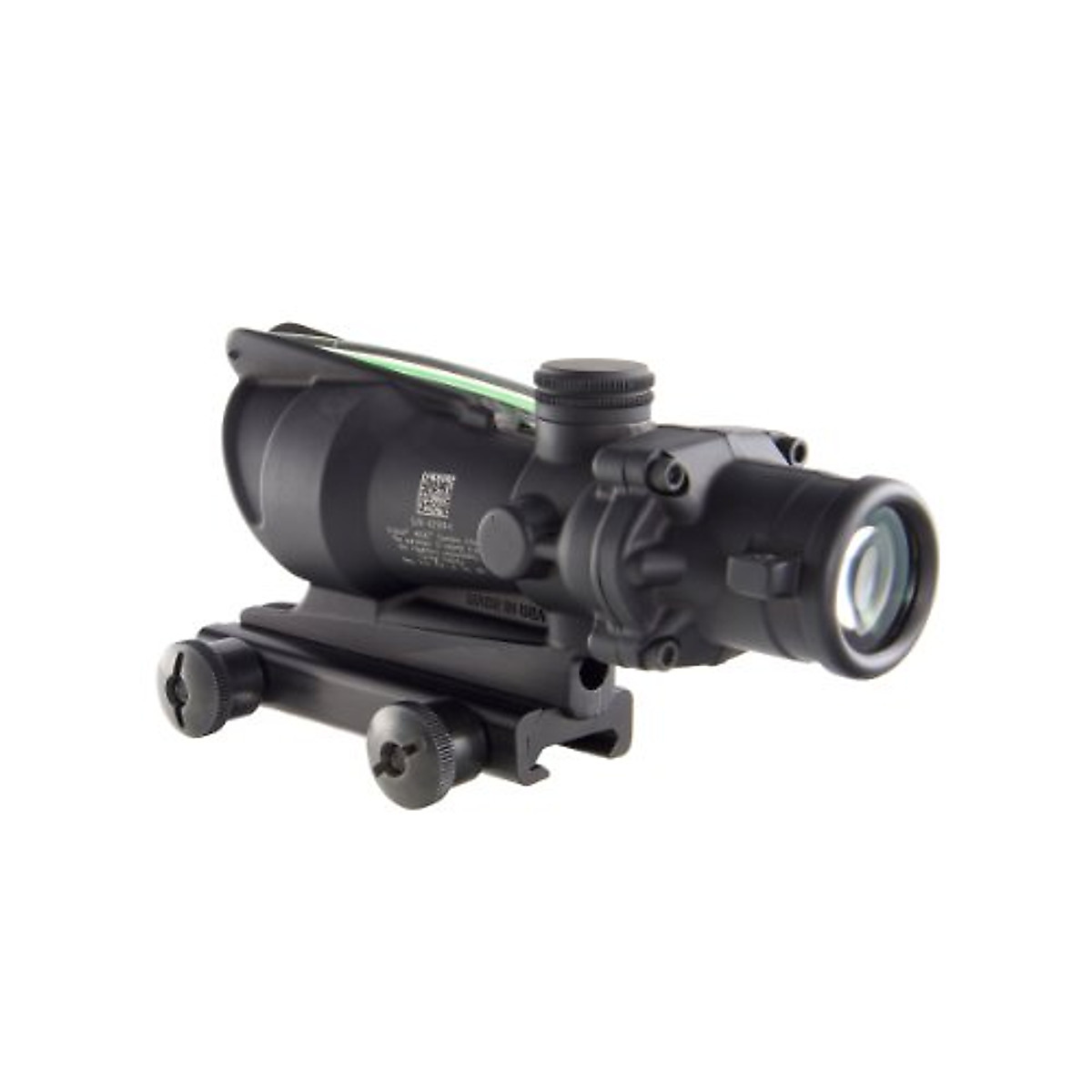Trijicon 4x32 ACOG Riflescope with Green Dual Illuminated Chevron Reticle and TA51 Mount