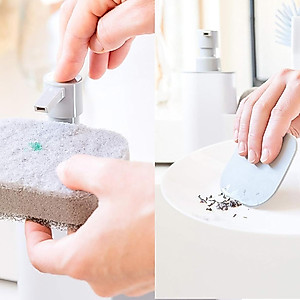 Vigar Rengo Monobloc 4-piece Sink Caddy Set, Includes Scrub Brush, Two-sided Sponge, Soap Dispenser and Scraper, Turquoise