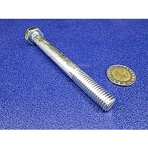 Class 10.9 Zinc Steel Hex Bolts PT M12 x 1.75 mm x 110 mm Long 5 pcs