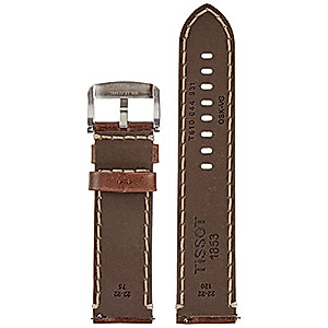 Tissot T852044980 22mm Lug Brown Leather Strap