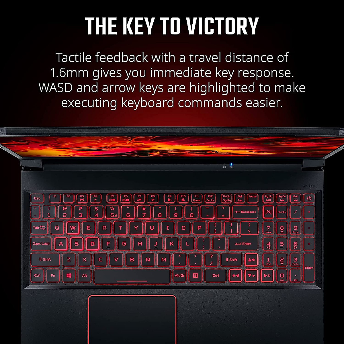 acer 2023 Nitro 5 Gaming Laptop 15.6" FHD 144Hz IPS Display Intel 4-Core i5-10300H 16GB DDR4 512GB NVMe SSD 1TB HDD NVIDIA GeForce RTX 3050TI WiFi AX USB-C HDMI2.0 Backlit Windows 10 w/RE USB Drive