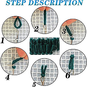 Wedding Kissing Bride and Groom Latch Hook Rectangle Pillow Kit for Adults DIY Easy Throw Pillow Cover with Printed Canvas Crochet Yarn Needle Craft Handmade Cushion for Wedding 12x20inch(2)