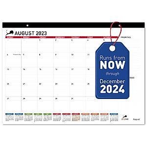 Desk Calendar 2023-2024 – Large Desktop Calendar Pad for Office or Home – Big Monthly Calendar 17" x 12" for Work with To-Do List & Notes | Calendar for Teachers, Student, Classroom (Runs 18 Months August 2023 - December 2024)