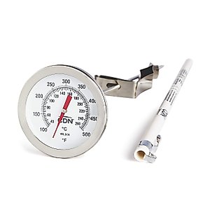 CDN IRL500 Long Stem Fry Thermometer – 12",Silver