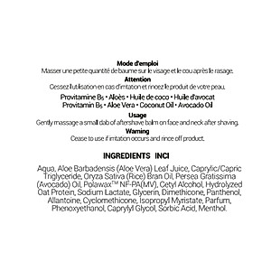 HENRI ET VICTORIA Aftershave for Men | Duc de Santal Chic and Subtle Scent | Canadian Made by Skilled Artisan | After Shave Balm Prevent and Cure Razor Burns | 100 ml (3.4 oz)