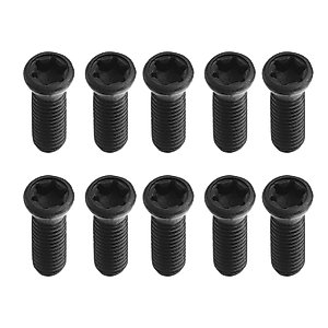 Utoolmart M3 x 10mm 12.9 Carbon Steel Torx Head Socket Head Cap Screws Bolt Black 10Pcs