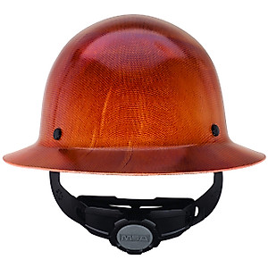 MSA 475407 Skullgard Full-Brim Hard Hat & Klein Tools 5416TFR Tool Bag, Flame Resistant Canvas Bag for Bolt Storage with Double Reinforced Bottom and Tunnel Connect, 5 x 10 x 9-Inch