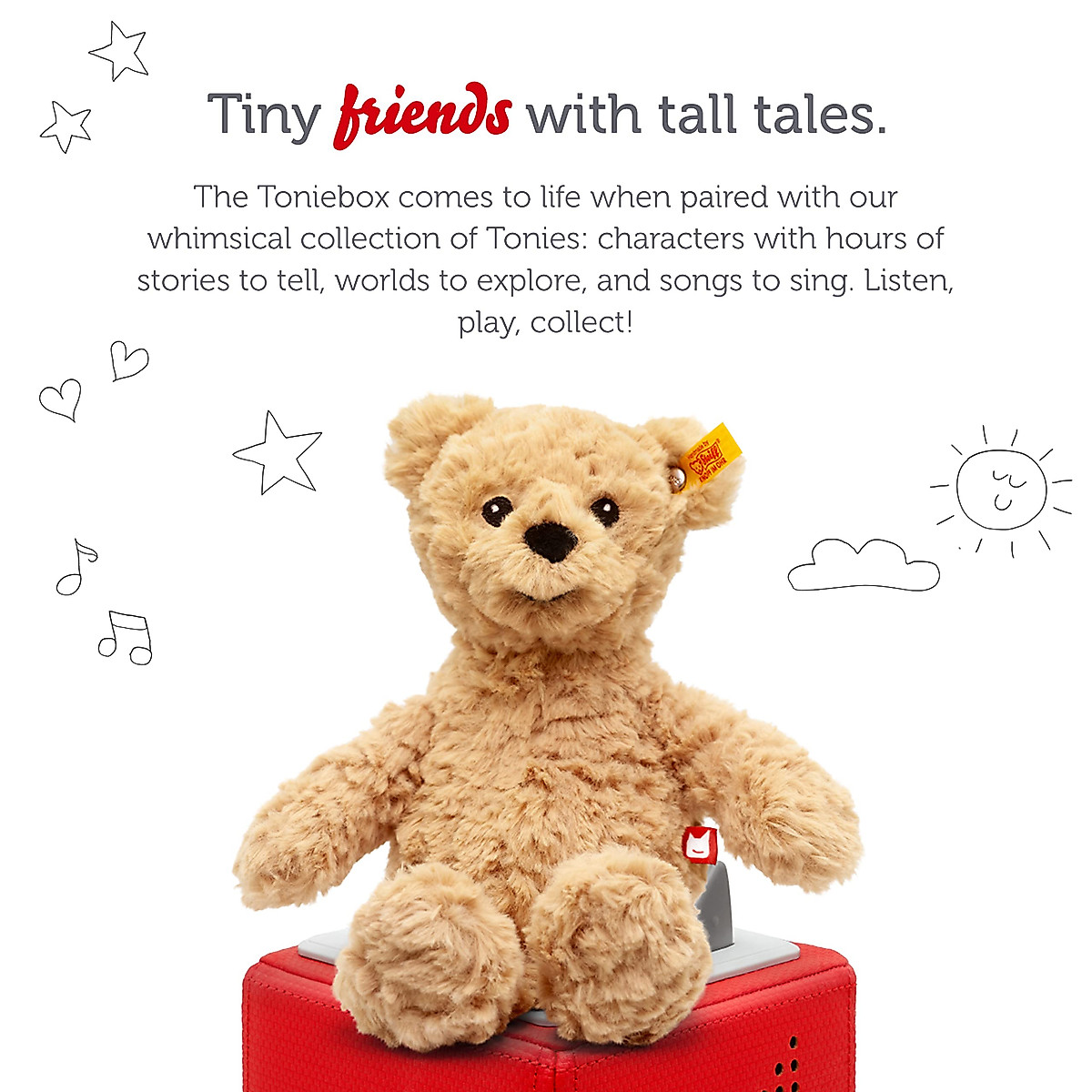 Tonies x Jimmy Bear Plush Audio Play Character from Steiff