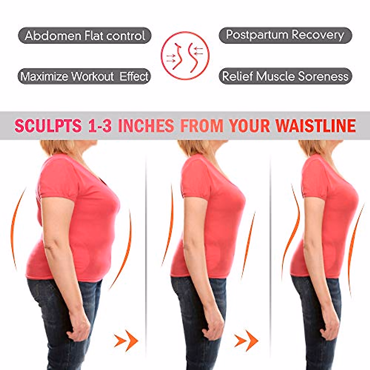 YIANNA Women Zip&Hook Latex Waist Training Corsets/Cincher Sport Girdle Underbust Hourglass Body Shaper, YA2219-Black-XL