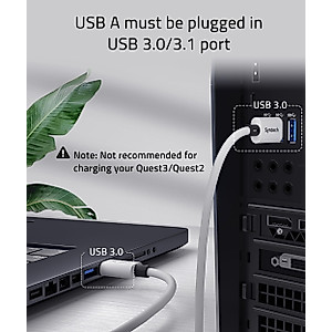 Syntech 10,000mAh VR Battery Pack with Link Cable 16 FT Compatible with Meta/Oculus Quest 3