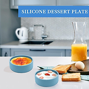 Modixun 4pcs Silicone Microwave Egg Cooker, Microwave Egg Poacher, Nonstick Poached Egg Maker Air Fryer Egg Mold for Breakfast Sandwiches Egg Bites