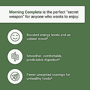 ACTIVATEDYOU Morning Complete Daily Wellness Drink with 10 Billion CFUs, Prebiotics, Probiotics and Green Superfoods, 30 Servings, Apple Cinnamon Flavor