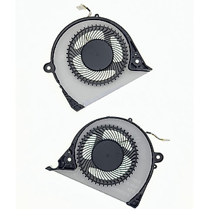 New Laptop CPU and GPU Cooling Fan for Dell inspiron 15 7577 7588 G5 15 5587 G7 7577 7588, Vostro 15-7580 7570 P71F P72F DFS2000054H0T FJQS DFS541105FC0T FKJF DC 5V 0.5A 4-pin(Two Fans)