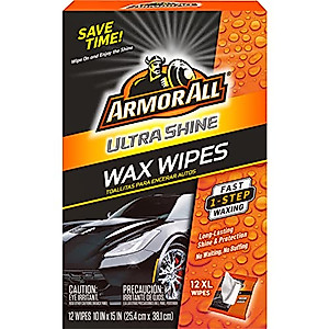 Armor All Ultra Shine Wax Wipes (12 Count)