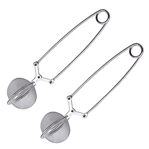 2Pcs Powdered Sugar Duster Flour Duster Wand for Baking Round Flour Sieve Strainer Colander Baking Straining for Sugar Flour and Spices