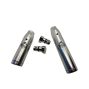TORNADO´S Powder Dispenser for 1 and 2 Grams in Polished Aluminum. Discreet and Hygienic