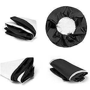 Delerain Paw Prints Bones Hearts Spare Tire Cover for RV Trailer SUV Truck and Many Vehicle, Wheel Covers Sun Protector Waterproof (12 Inch for Diameter 18"-19")