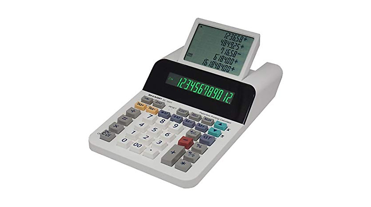 Sharp EL-1501 Cordless Printing Calculator with 12-Digit Display