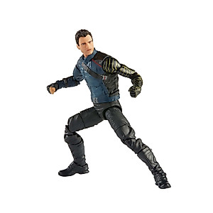 Marvel Legends Series Avengers 6-inch Action Figure Toy Winter Soldier, Premium Design and 2 Accessories, for Kids Age 4 and Up