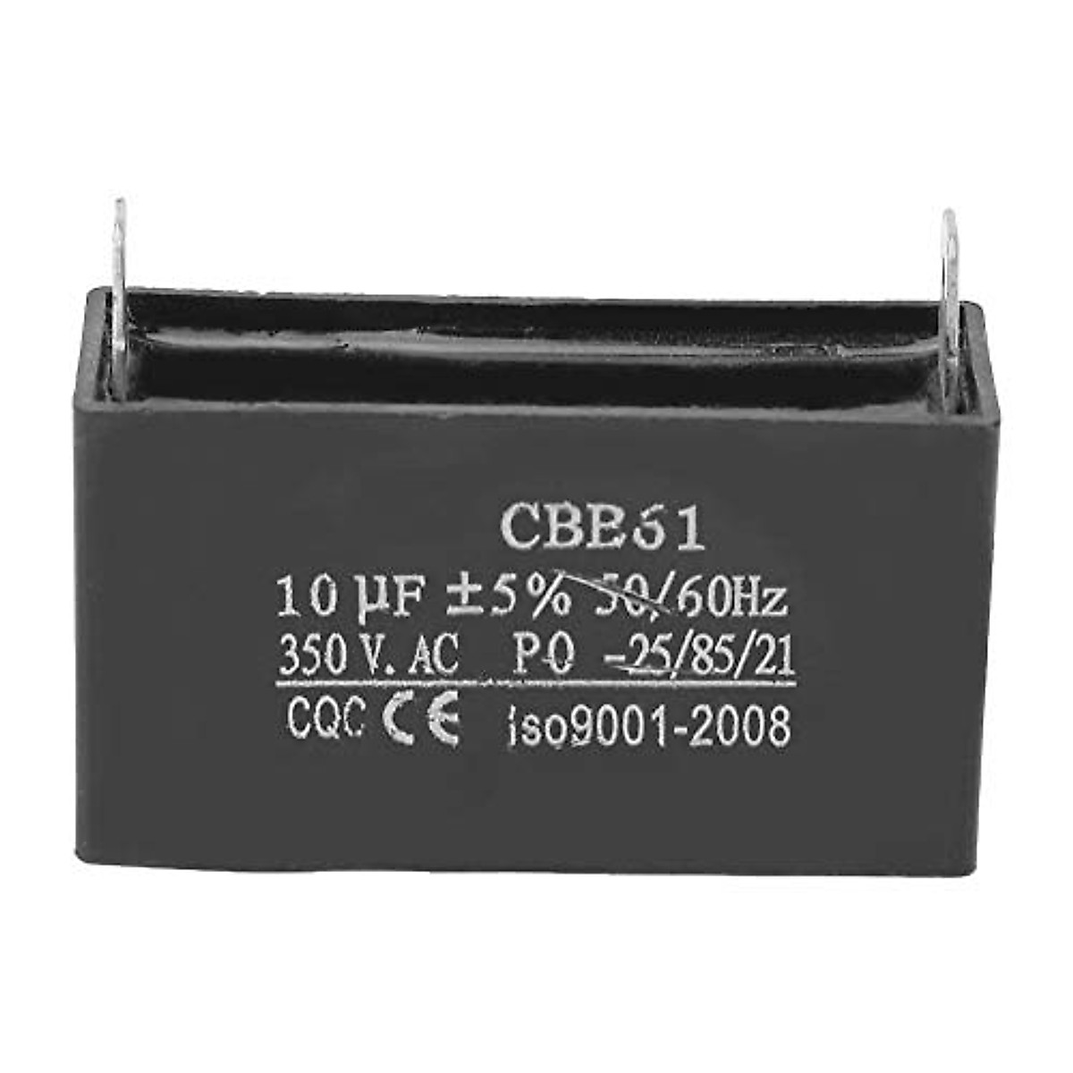 CBB61 Capacitor 350VAC 10UF，50/60Hz Fan Motor Starting Plastic Capacitor，Generator Capacitor