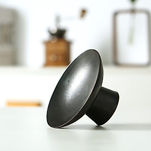 Porcelain Footed Bowl,Small Cute Snack Bowl for Ice Cream Dessert, Miso Soup, Side Dishes, Condiment (Black)