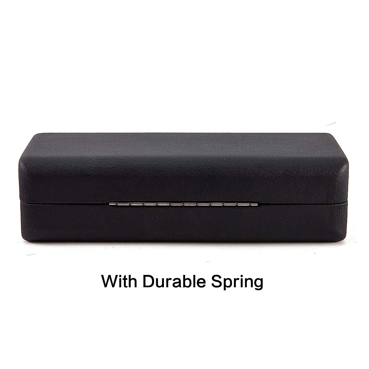 TRIUMPH VISION Matte Black Sunglasses Case for women - Hard Shell Glasses Case with Cleaning Cloth