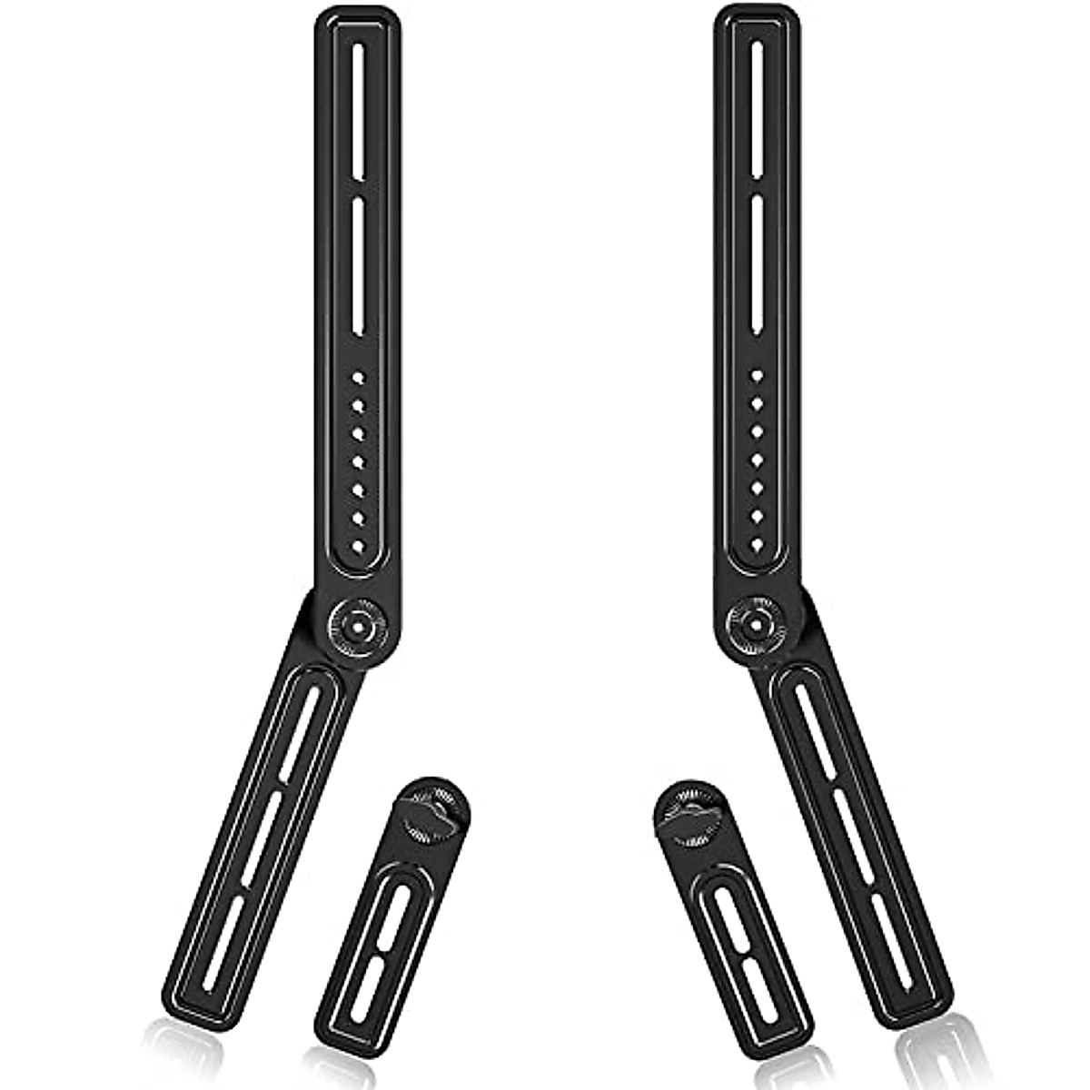 Universal Sound Bar TV Mount Bracket for Mounting Above or Under TV, Fits Most 23 to 65 Inch TVs, up to 22 lbs by XINLEI SBR301