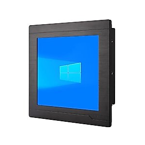 HUNSN IP68 Full Waterproof 12.1 Inch Industrial All in One Panel PC, Resistive Touch Screen, J1900, Windows 11 / Linux Ubuntu, PW18, 2 x RS232, RS485, 2 x LAN, 3 x USB, 12-24V DC, 8G RAM, 128G SSD