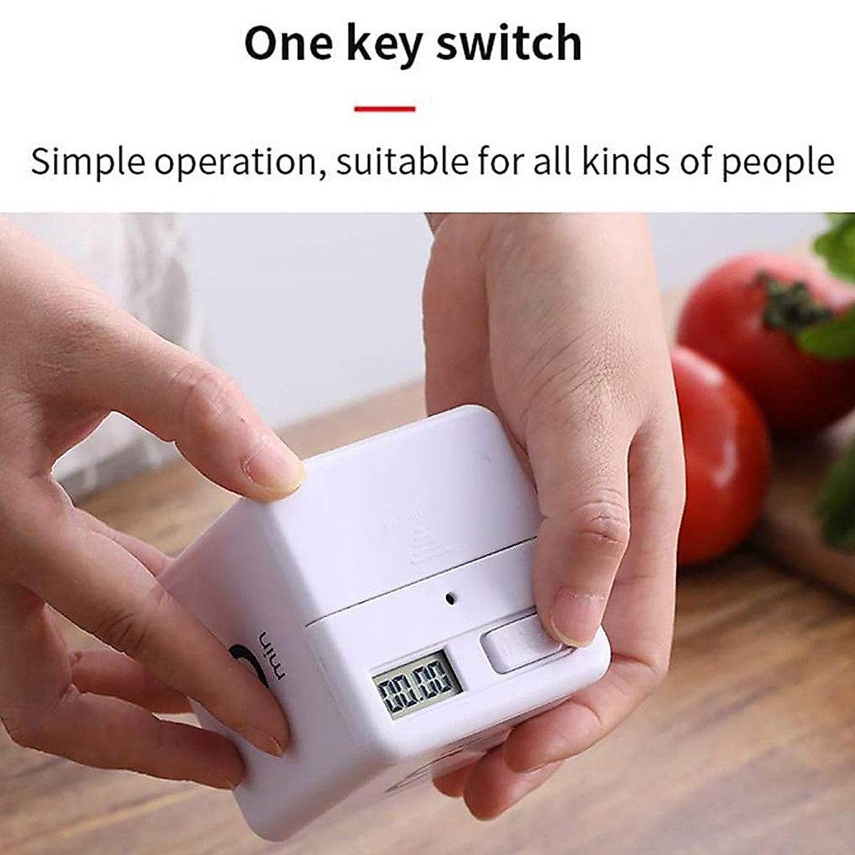 JOYIT Cube Timer 1, 3, 5 and 10 Minutes Countdown Timer, Kitchen Timer, Outdoor Timer, Workout Timer