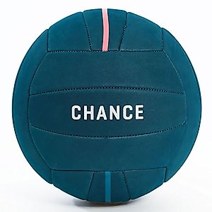 Chance Soft Volleyball - Waterproof Indoor/Outdoor Beach/Pool All-Ages Recreational Training Ball (Size 5) (Celine - Teal)