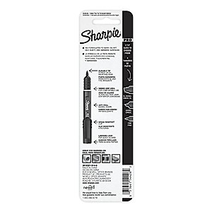 SHARPIE Pro Permanent Marker, Fine Point, Black Marker (2018321)