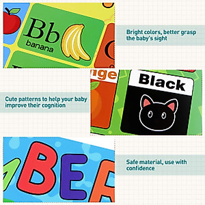 STOBOK Educational Preschool Posters for Kindergarten Classrooms,Includes Alphabet Letters,Colors,Numbers,Days of The Week,Farm Animals,Seasons,Weathers,Months,Shapes,10 Pieces