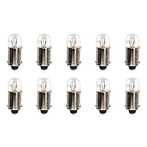 CEC Industries #3796 Bulbs, 12 V, 2.04 W, BA9s Base, T-2.75 shape (Box of 10)