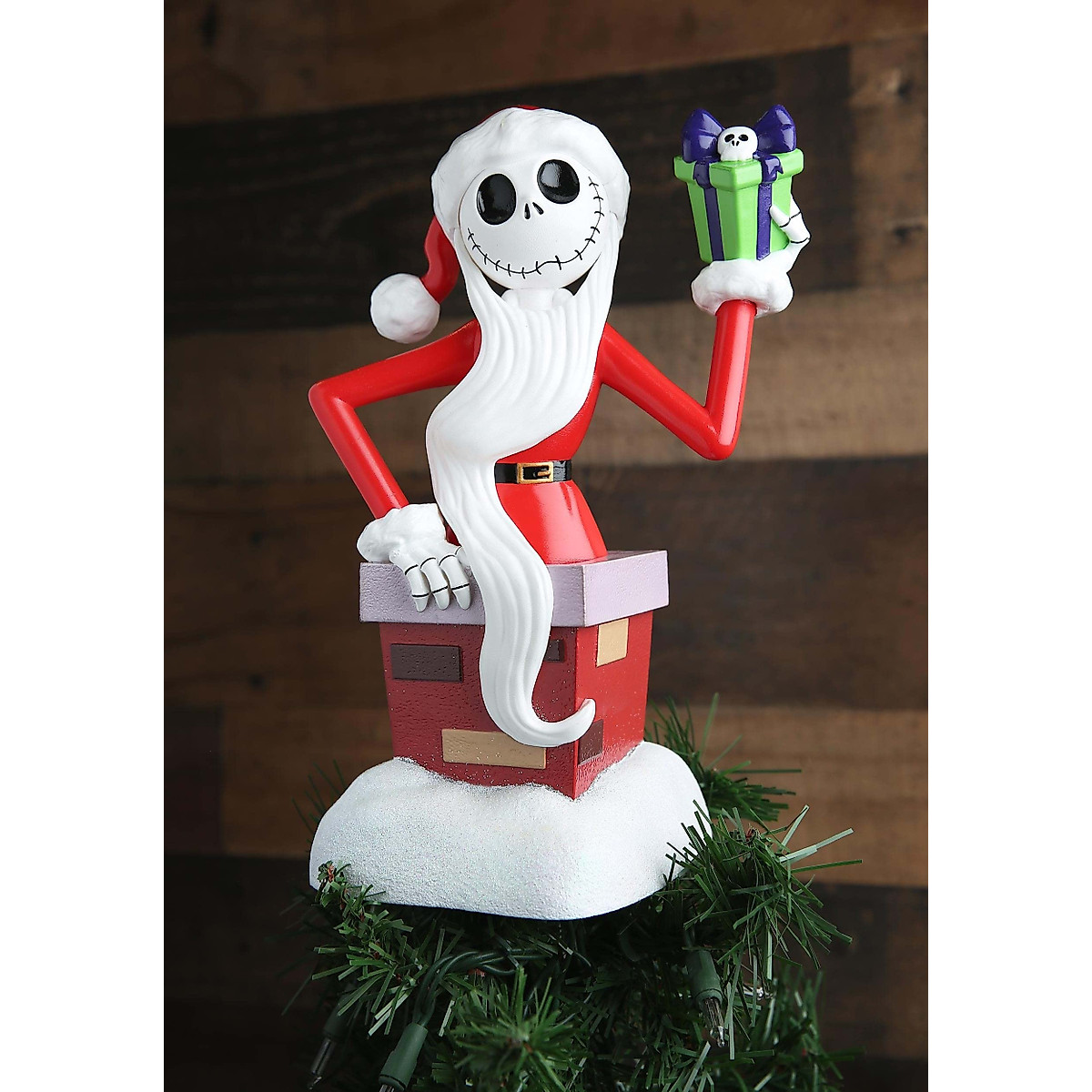 Disney Nightmare Before Christmas Jack Skellington Treetop Tree Toppers, 10-Inch, Multi-Colored