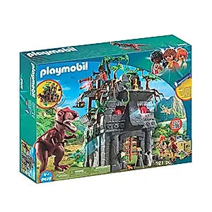 Playmobil Hidden Temple with T-Rex Building Set, Multi